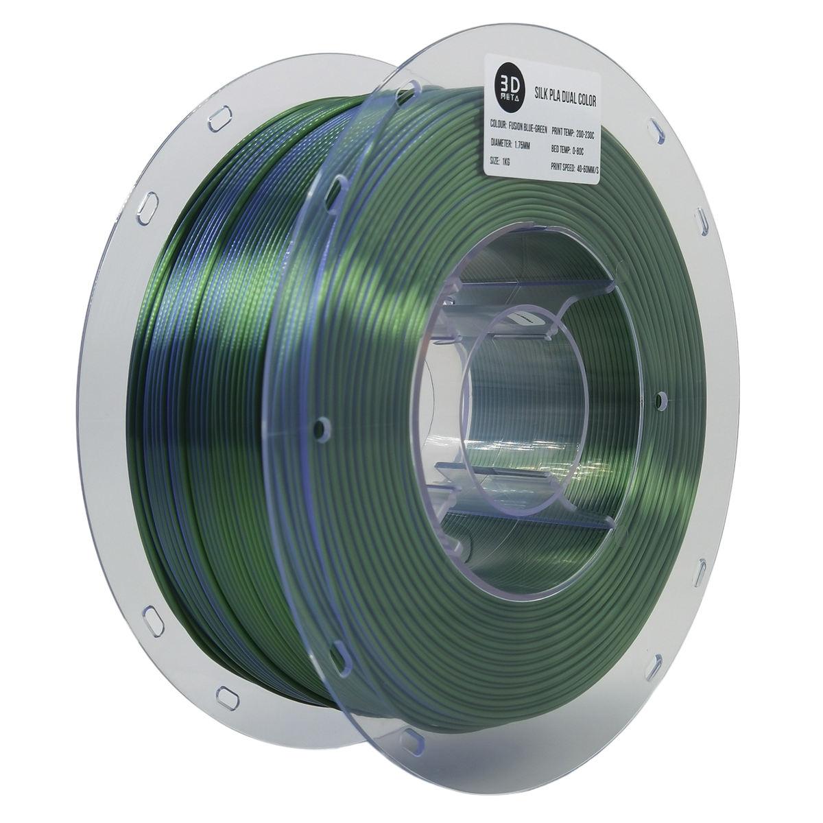 SILK Dual Colour PLA 3D Printing Filament | 3D META
