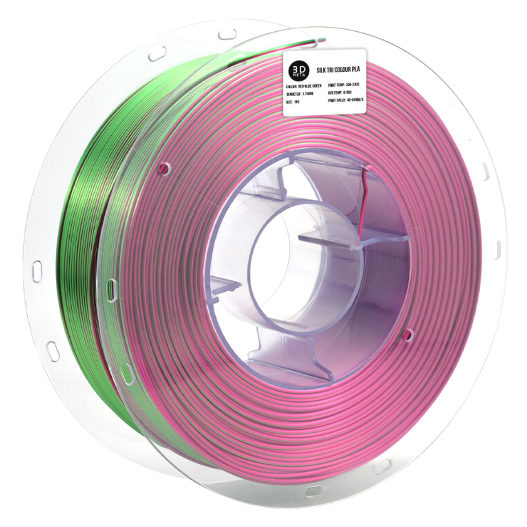 Tri Silk PLA Printing Filament | Vibrant Filament for Stunning Prints